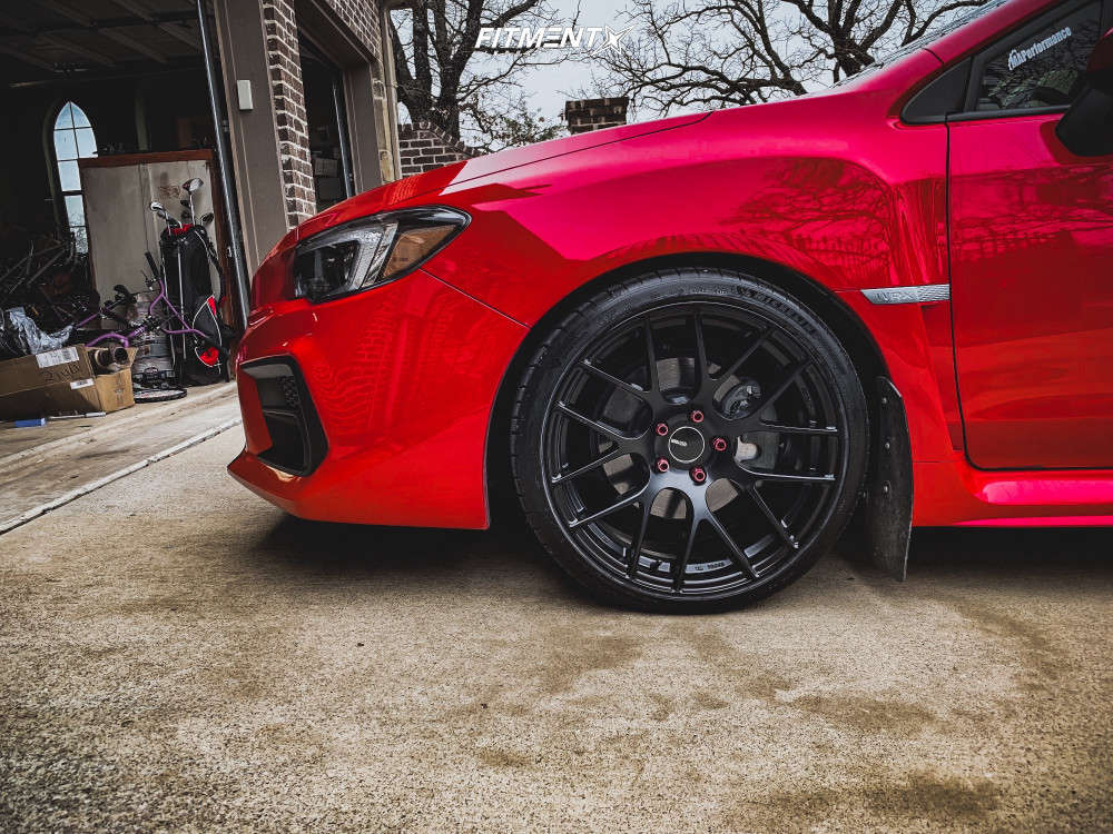 2018 Subaru WRX Limited with 19x9.5 Enkei Raijin and Michelin 265x30 on ...
