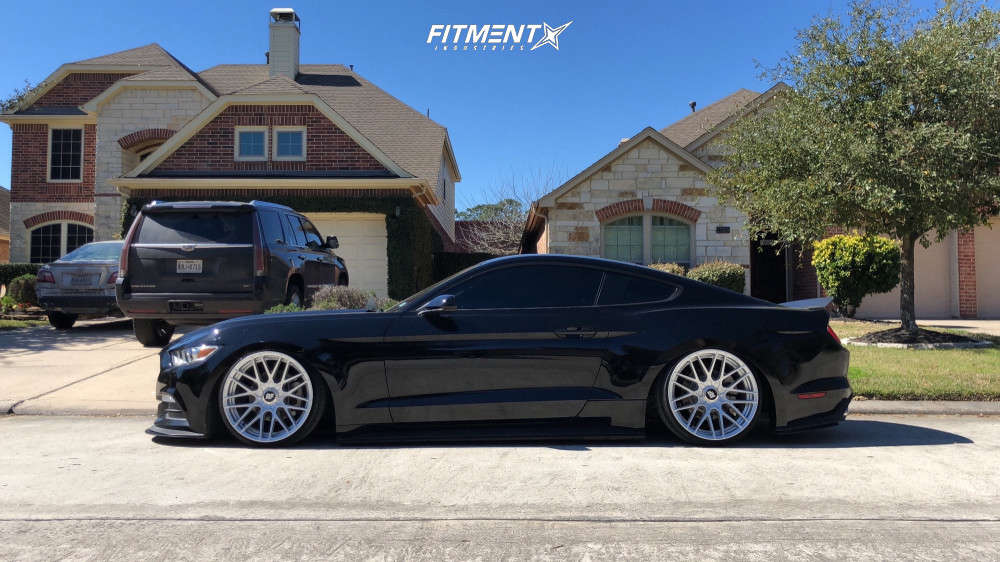 2016 Ford Mustang V6 with 20x10 Rotiform Rse and Toyo Tires 235x30 on Air Suspension | 632381 ...
