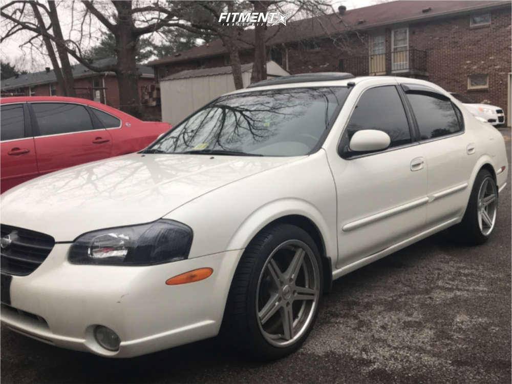 2000 Nissan Maxima SE with 18x8 TSW Mirabeau and Continental 225x40 on ...