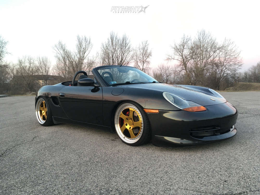 1998 Porsche Boxster Base with 19x8.5 Rotiform Tmb and Hankook 215x35 ...