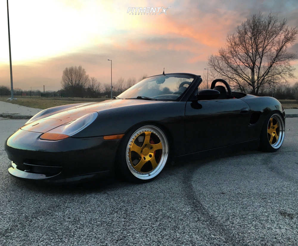 1998 Porsche Boxster Base with 19x8.5 Rotiform Tmb and Hankook 215x35 ...