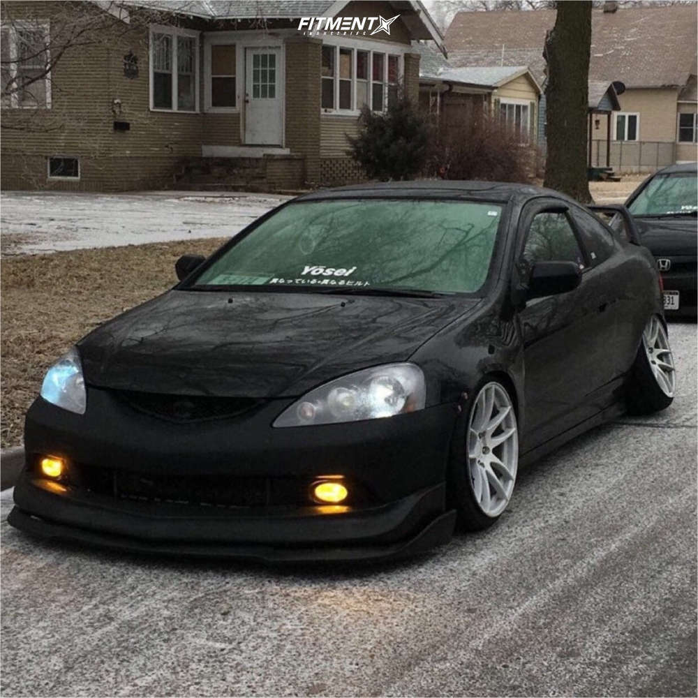 2002 Acura RSX Type-S with 18x9.5 AVID1 AV32 and Federal 215x35 on ...