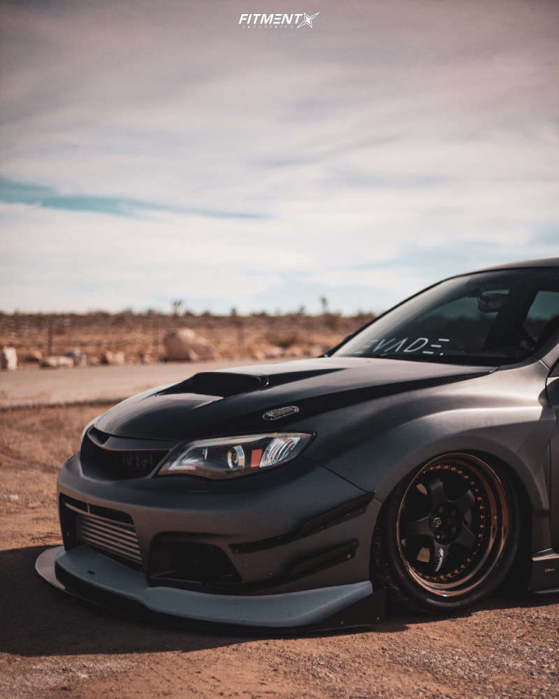 2012 Subaru WRX Base with 18x9.5 Work Meister S1 3P and Nitto 265x35 on ...
