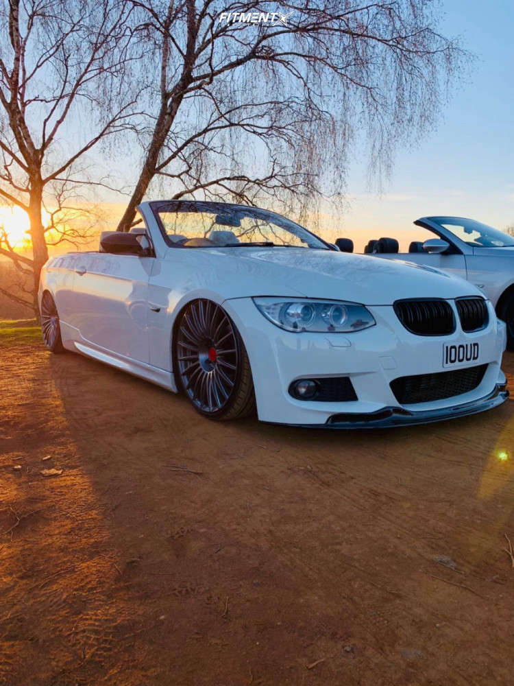 2012 BMW 335is Base with 20x8.5 Rotiform Buc and Nankang 225x30 on Air ...