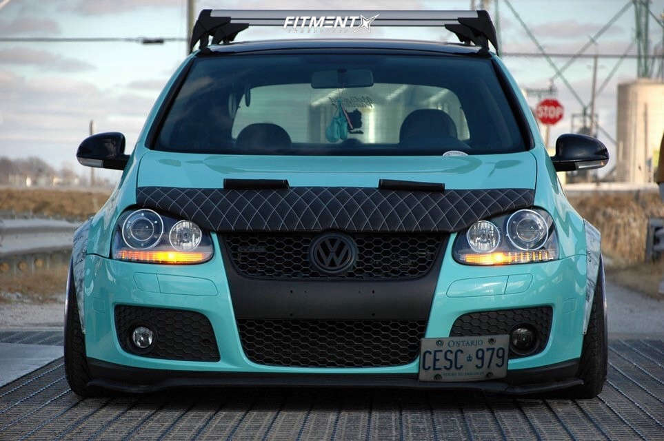 2007 Volkswagen GTI Base with 18x11 Rotiform BWE and Nankang 215x35 on ...