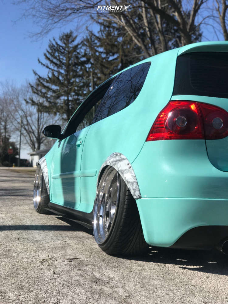 2007 Volkswagen GTI Base with 18x11 Rotiform BWE and Nankang 215x35 on ...