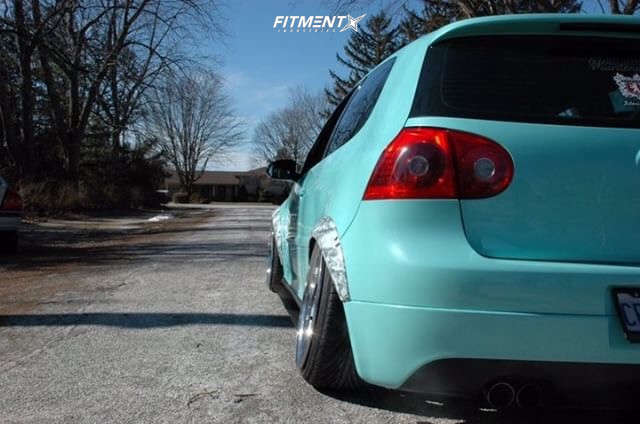 2007 Volkswagen GTI Base with 18x11 Rotiform BWE and Nankang 215x35 on ...