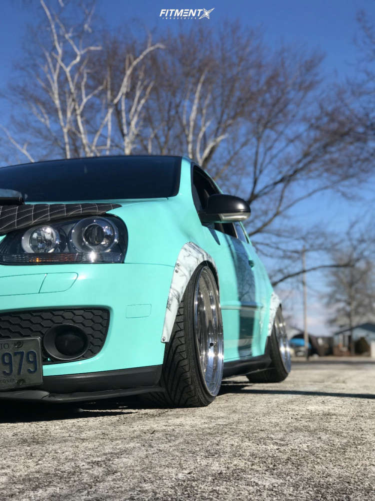 2007 Volkswagen GTI Base with 18x11 Rotiform BWE and Nankang 215x35 on ...