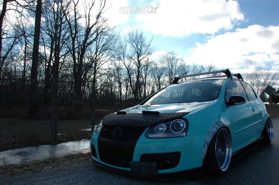 2007 Volkswagen GTI Base with 18x11 Rotiform BWE and Nankang 215x35 on ...