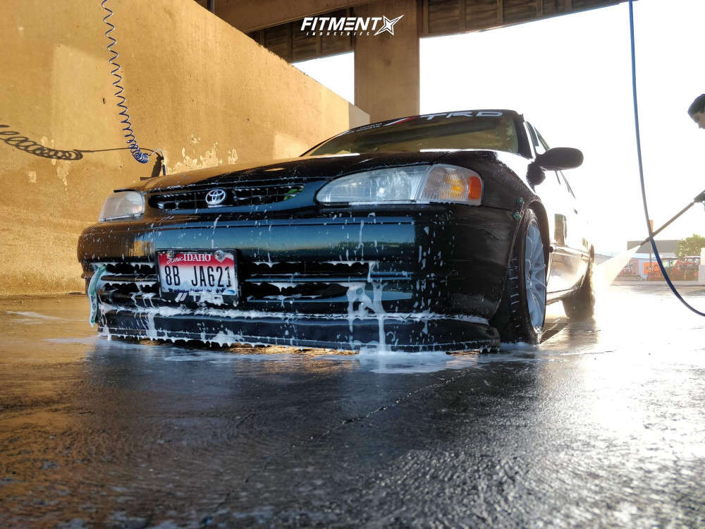 1999 Toyota Corolla CE with 15x7 Konig Dial In and Toyo Tires 195x55 on ...