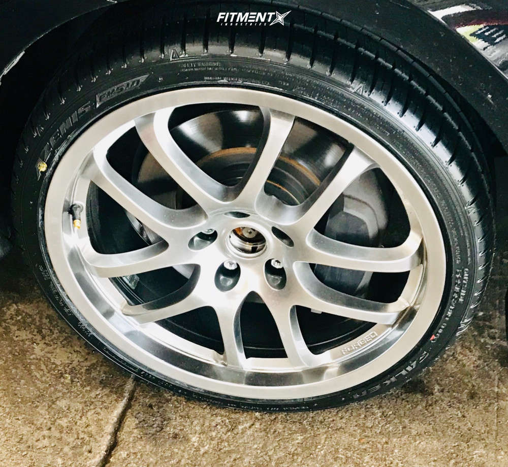 2016 Lexus IS300 F Sport with 19x8 Rays Engineering and Falken 235x35 ...