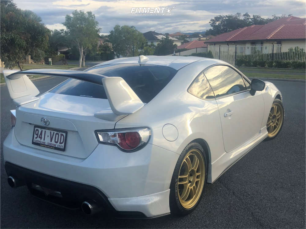 2015 Toyota 86 Base with 18x8.5 Enkei RPF1 and Pirelli 255x30 on ...