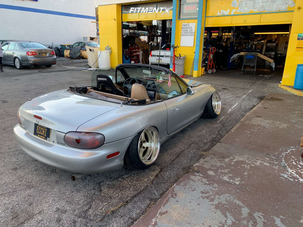 2000 Mazda MX-5 Miata Base with 16x10 SSR Mk2-r and Nankang 205x45 on ...
