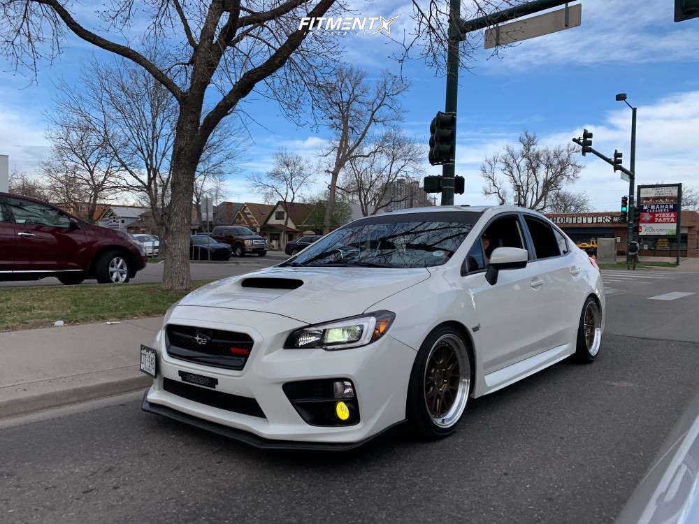 2015 Subaru WRX Limited with 18x8.5 Aodhan DS06 and Federal 225x40 on ...