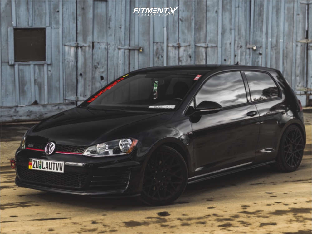 2016 Volkswagen GTI SE with 18x9.5 Rotiform Blq and Toyo Tires 255x35 ...