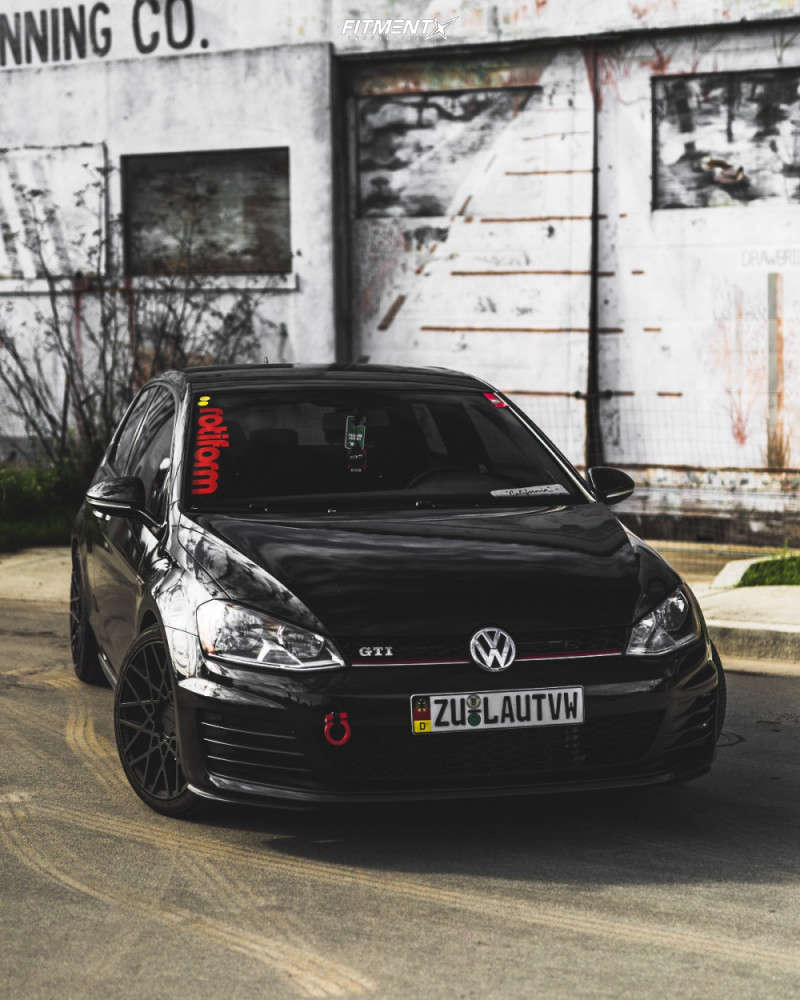2016 Volkswagen GTI SE with 18x9.5 Rotiform Blq and Toyo Tires 255x35 ...