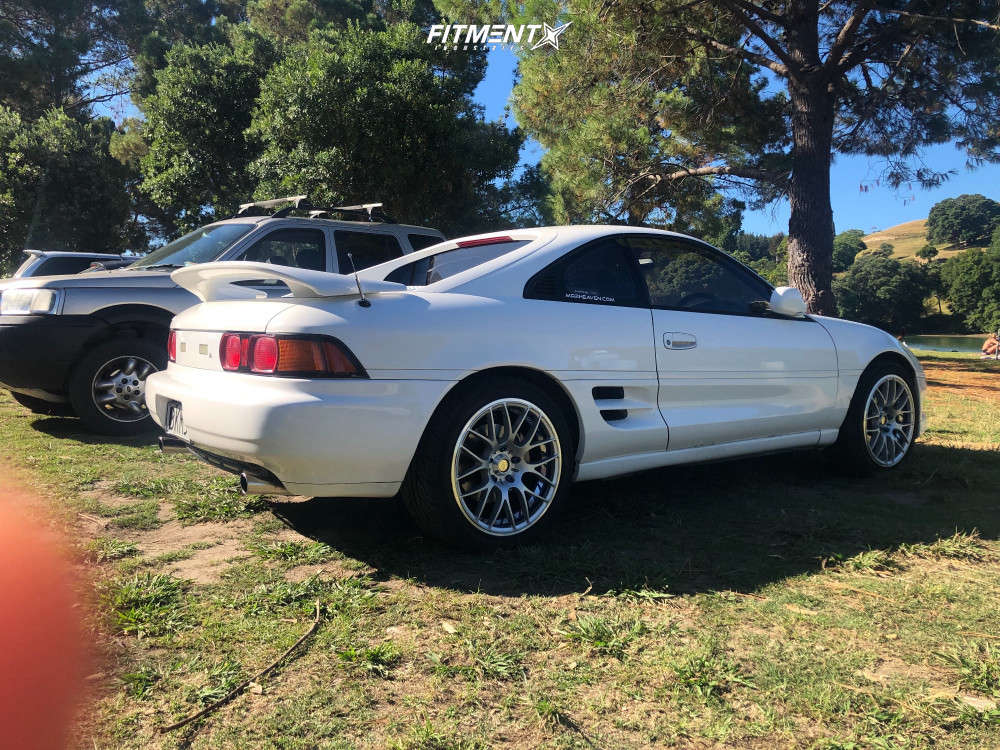 1995 Toyota MR2 Base with 17x8 Volk F-Zero Winings and Yokohama 215x45 ...