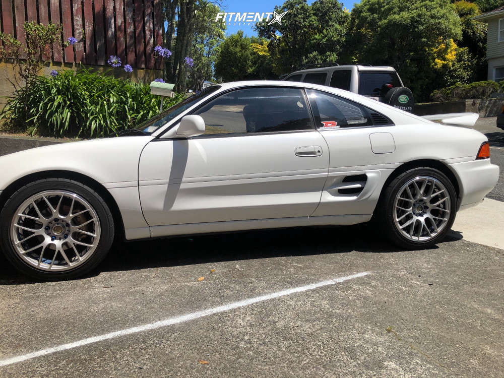 1995 Toyota MR2 Base with 17x8 Volk F-Zero Winings and Yokohama 215x45 ...