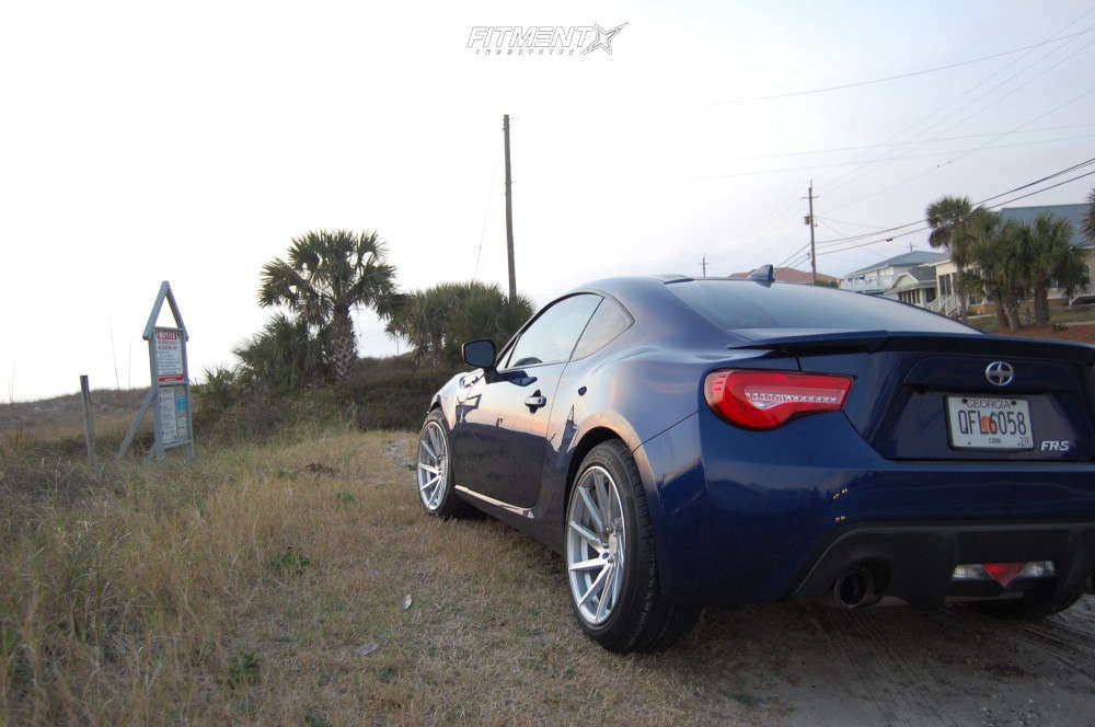 2016 Scion FR-S Base with 18x9.5 F1R F29 and Vercelli 245x45 on Stock ...