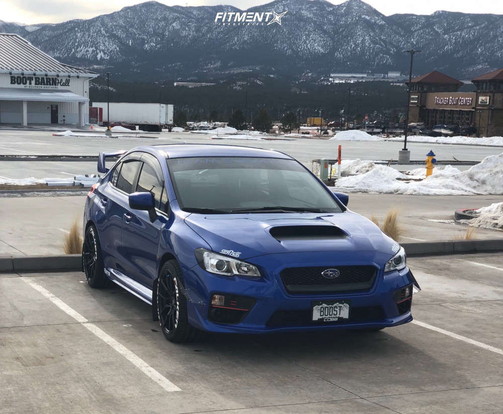 2016 Subaru WRX Base with 18x9.5 Option Lab R716 and Falken 265x35 on ...