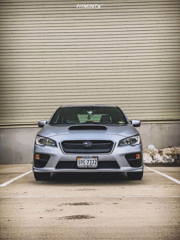 2017 Subaru WRX Base with 17x8.5 F1R F21 and Geo Tour 215x45 on Stock ...