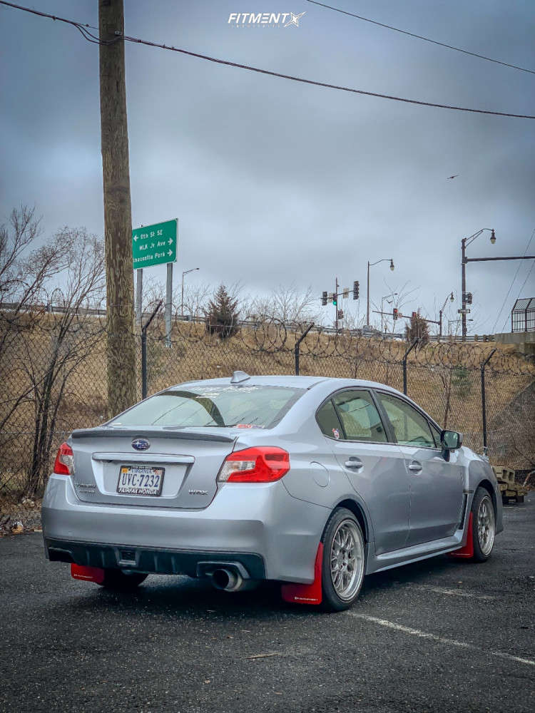 2017 Subaru WRX Base with 17x8.5 F1R F21 and Geo Tour 215x45 on Stock ...