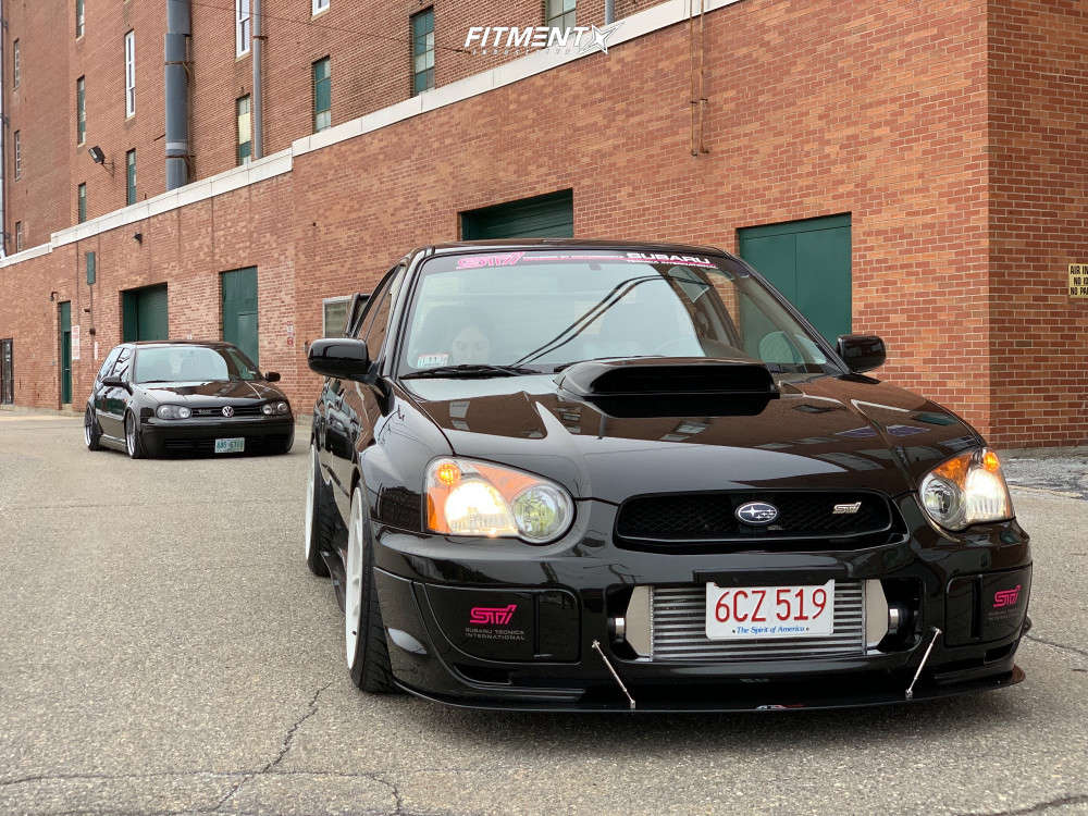 2004 Subaru Impreza WRX STI with 18x9.5 Rota Torque and Federal 225x40 ...