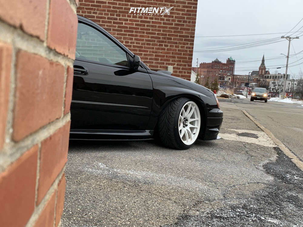 2004 Subaru Impreza WRX STI with 18x9.5 Rota Torque and Federal 225x40 ...