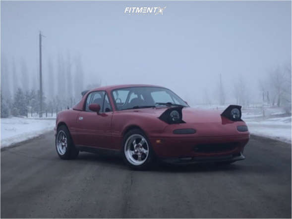 1990 Mazda Miata Base with 15x8.5 Whistler Kr1 and Dunlop 205x50 on ...