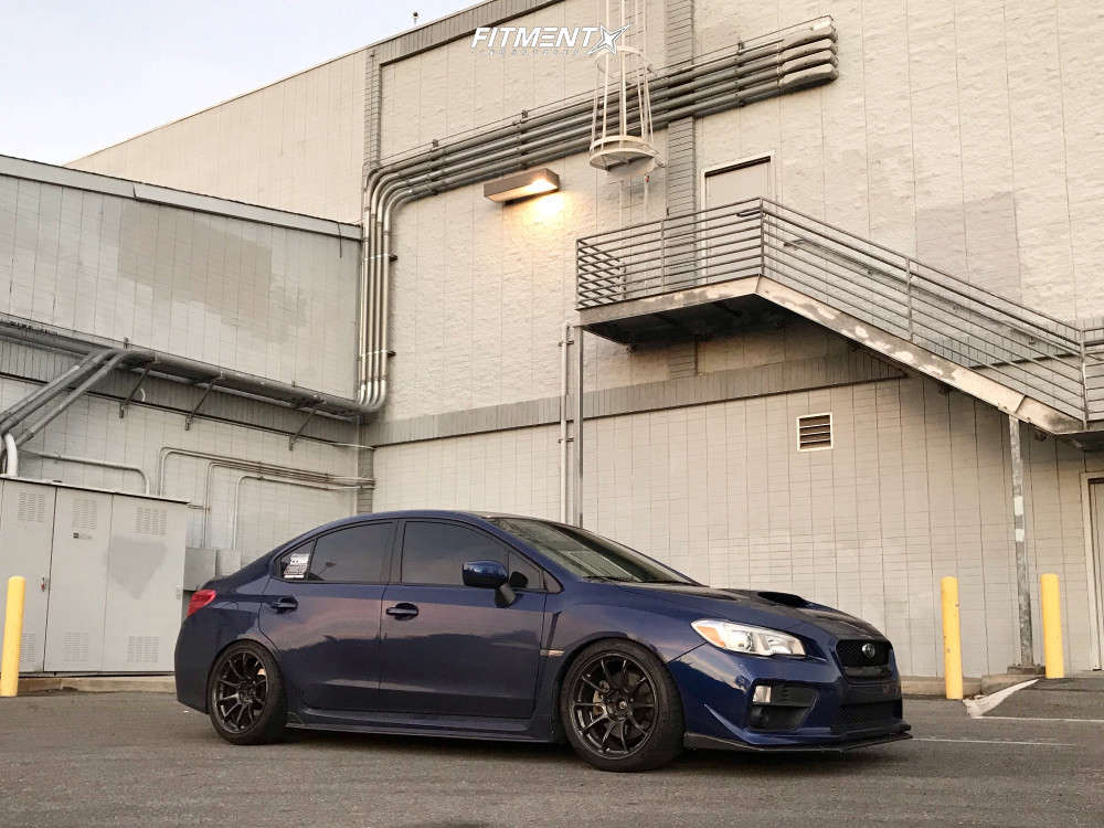 2016 Subaru WRX Base with 18x10 Volk Ze40 and Michelin 265x35 on ...