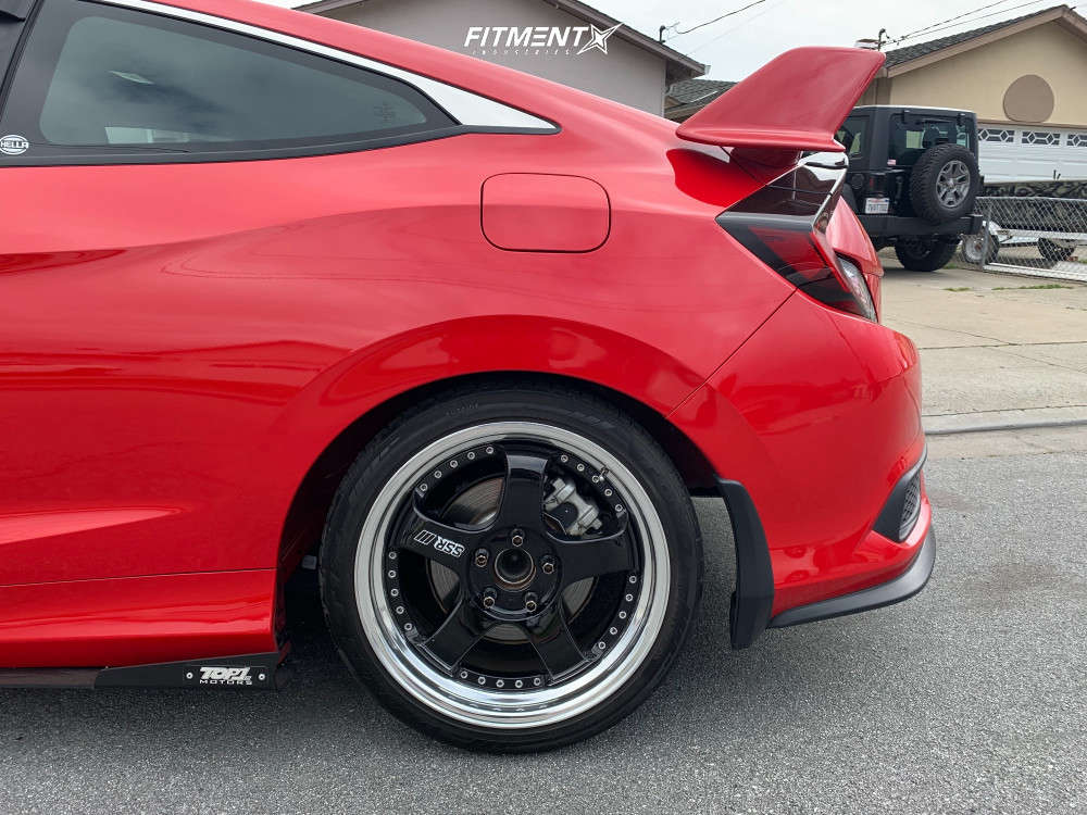 2018 Honda Civic Si with 18x8 SSR Sp1 and Toyo Tires 225x40 on Lowering Springs | 639446 ...