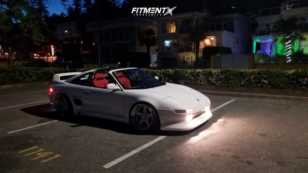 1991 Toyota MR2 Turbo with 18x10 Work Equip E05 and Hankook 215x35 on ...