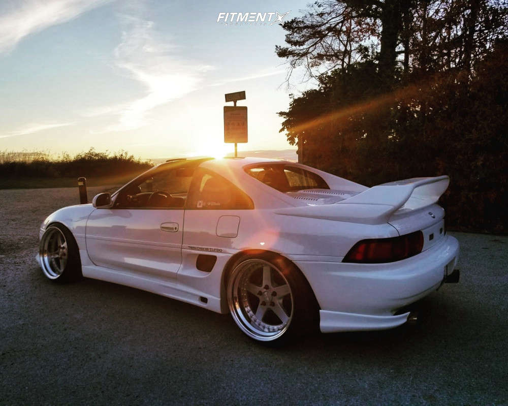 1991 Toyota MR2 Turbo with 18x10 Work Equip E05 and Hankook 215x35 on ...