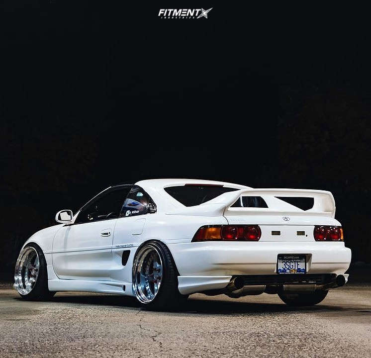 1991 Toyota MR2 Turbo with 18x10 Work Equip E05 and Hankook 215x35 on ...