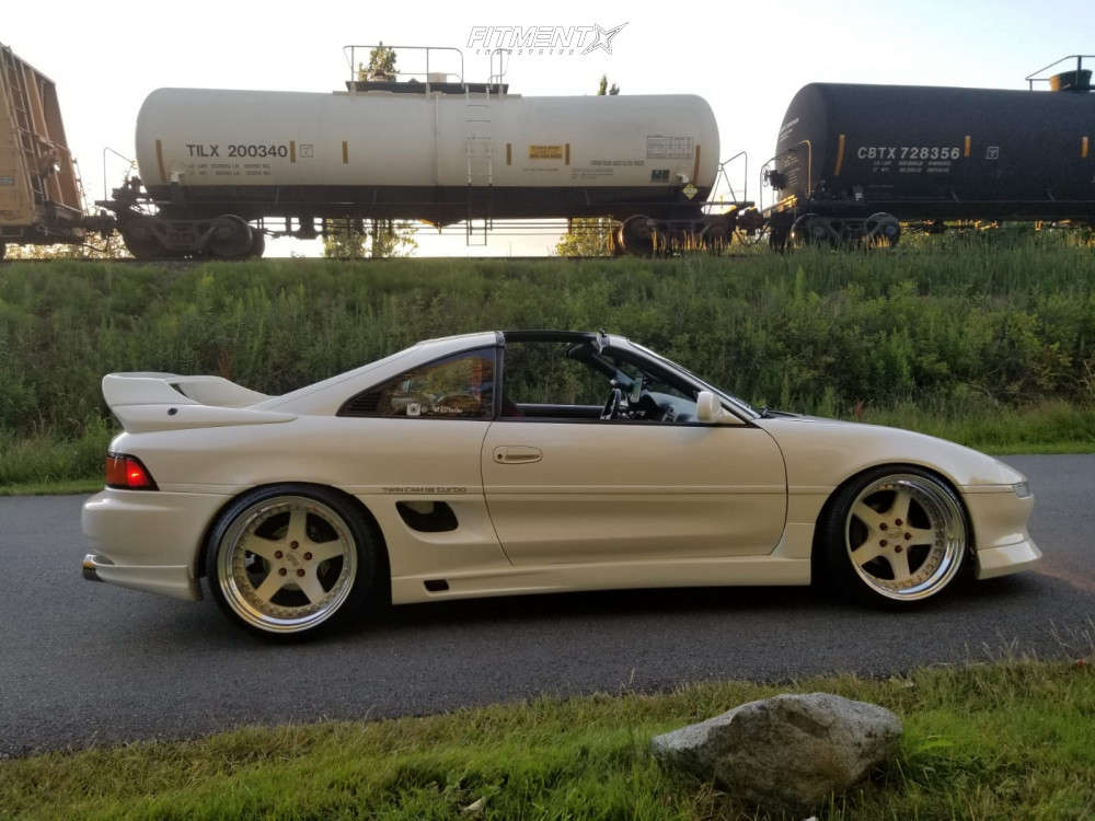 1991 Toyota MR2 Turbo with 18x10 Work Equip E05 and Hankook 215x35 on ...