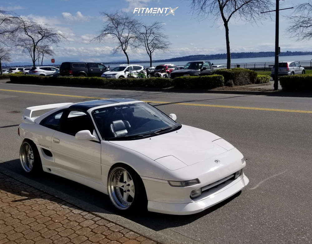 1991 Toyota MR2 Turbo with 18x10 Work Equip E05 and Hankook 215x35 on ...