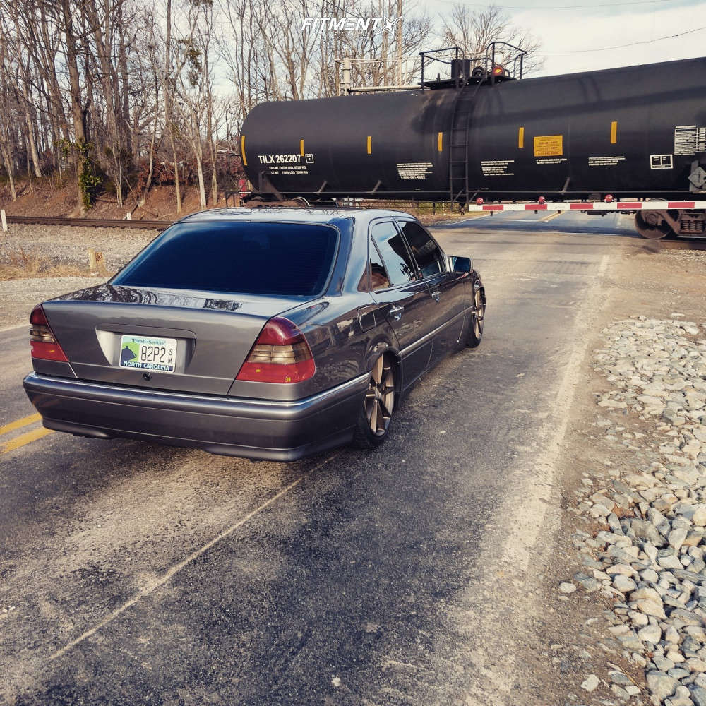 1998 Mercedes-Benz C280 Base with 18x8 KMC Km691 and Federal 215x40 on ...