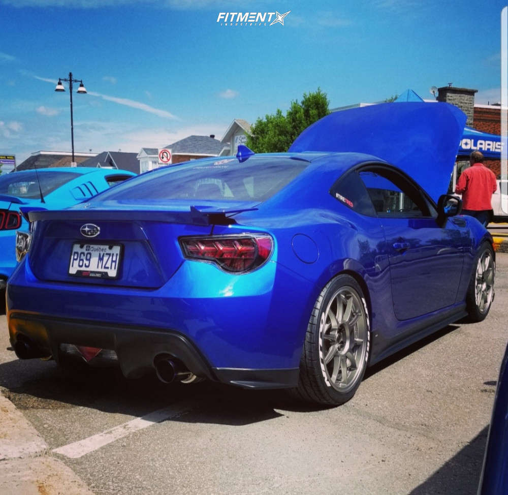 2015 Subaru BRZ Series.Blue with 18x8 WedsSport Tc-105n and Nitto ...