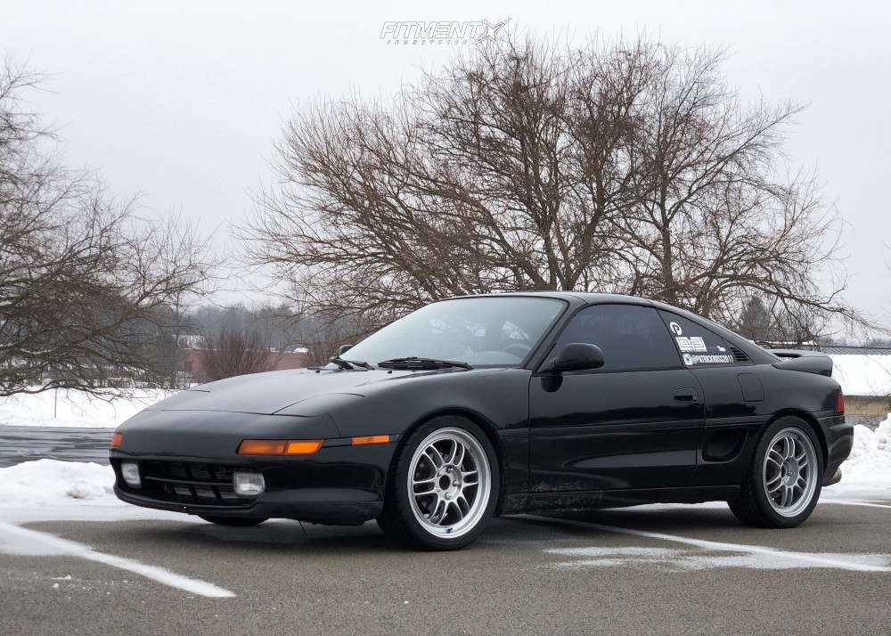 1991 Toyota MR2 Turbo with 17x7 Enkei RPF1 and Yokohama 215x40 on ...