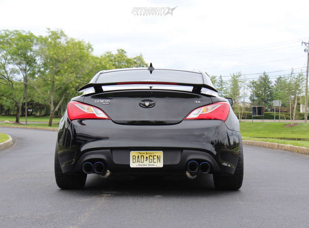 2010 Hyundai Genesis Coupe 3.8 Track with 19x9.5 ESR Sr08 and Federal ...
