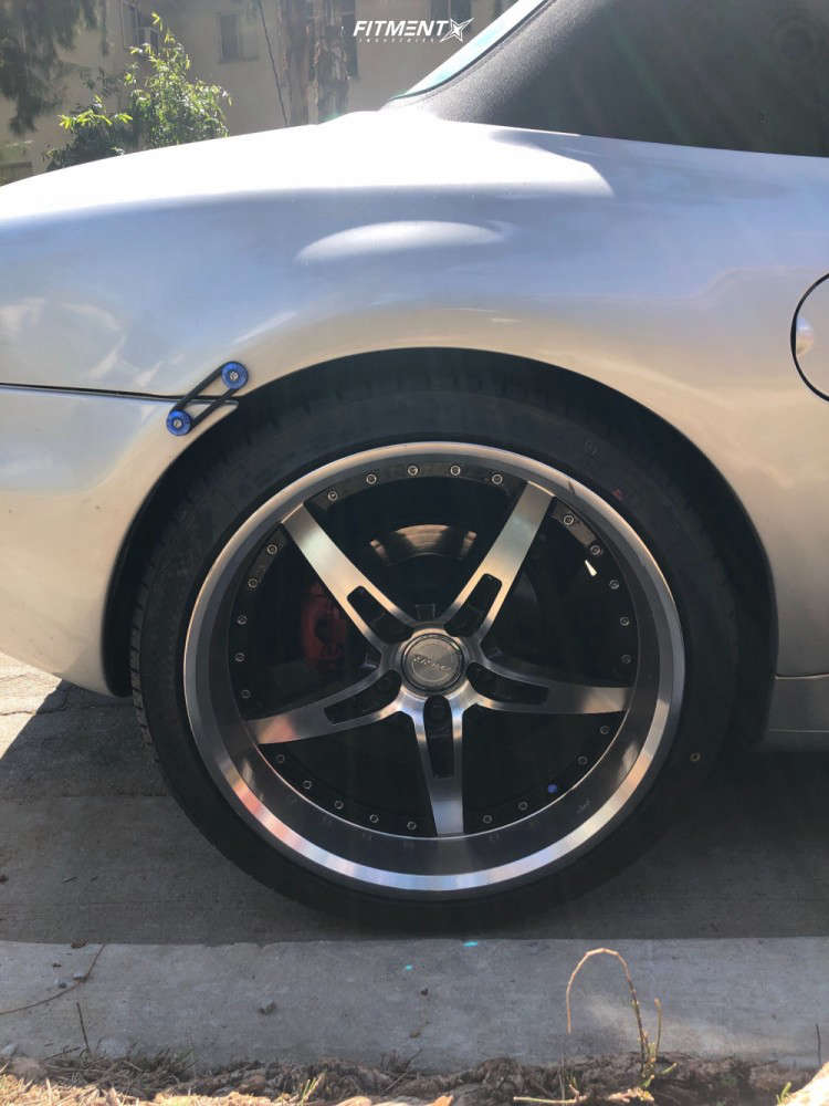 1997 BMW Z3 Roadster with 19x8.5 MRR Gt5 and Nankang 235x35 on Lowering ...