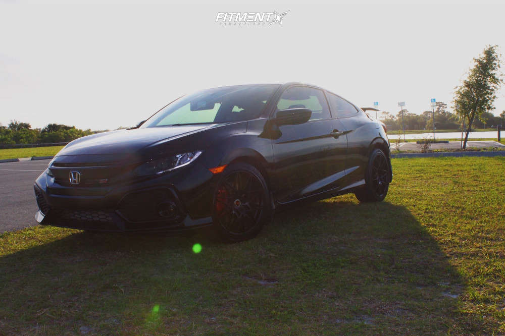2017 Honda Civic Si with 18x8 Revolution Racing Rr11 and Goodyear ...