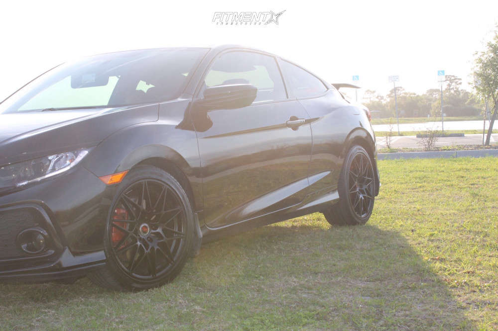 2017 Honda Civic Si with 18x8 Revolution Racing Rr11 and Goodyear ...