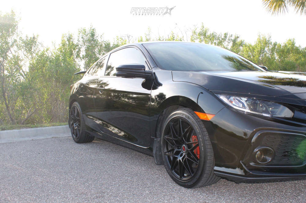 2017 Honda Civic Si with 18x8 Revolution Racing Rr11 and Goodyear ...