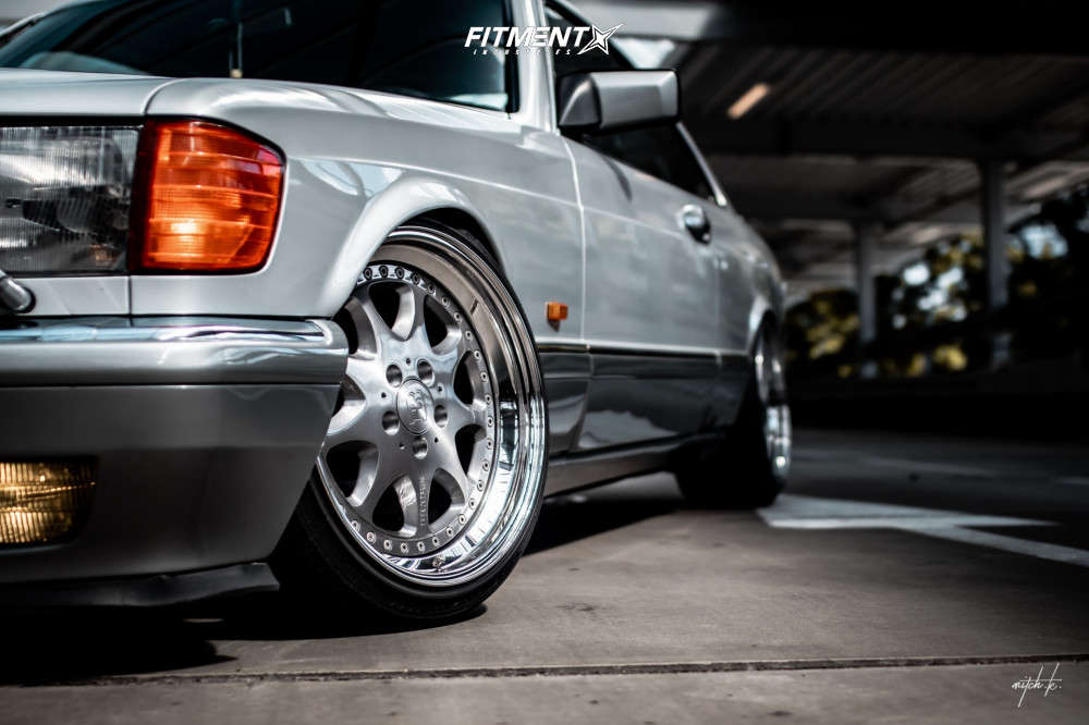 1986 Mercedes-Benz 560SEC Base with 18x9 Ronal Brabus Monoblock 3 and ...