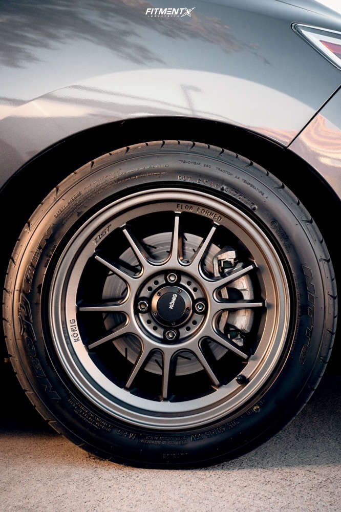 2018 Honda Fit Sport with 15x7.5 Konig Hypergram and Nitto 205x50 on ...