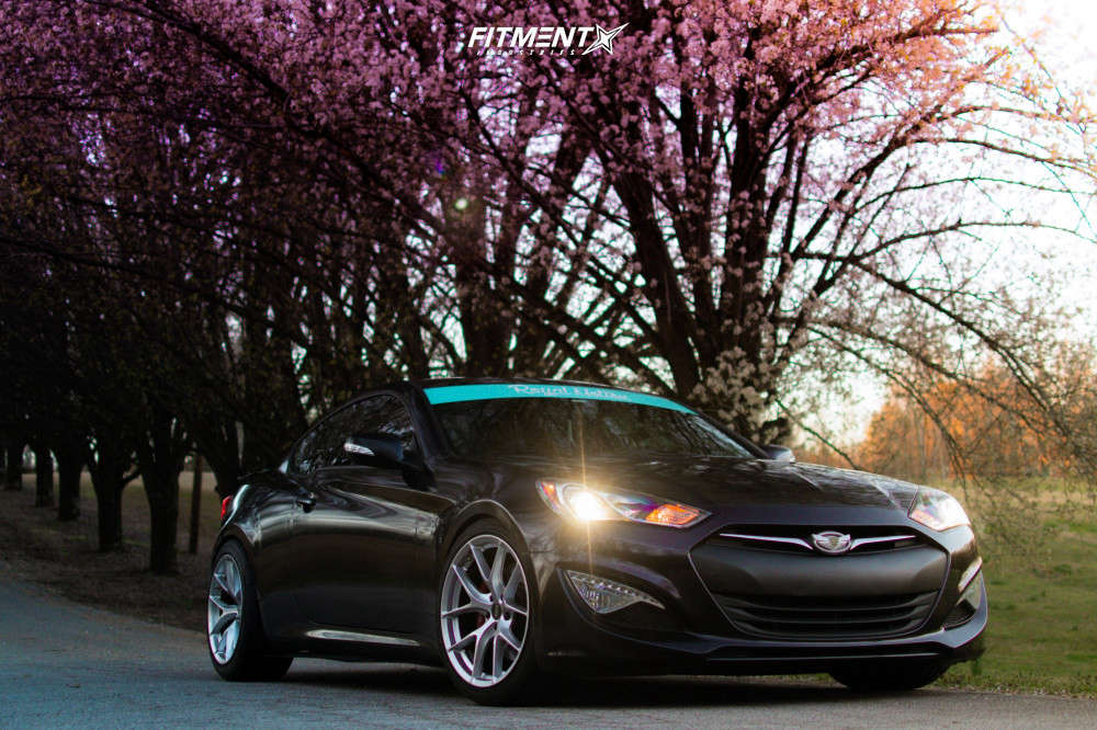2016 Hyundai Genesis Coupe 3.8 Ultimate with 19x9.5 ESR Rf2 and ...