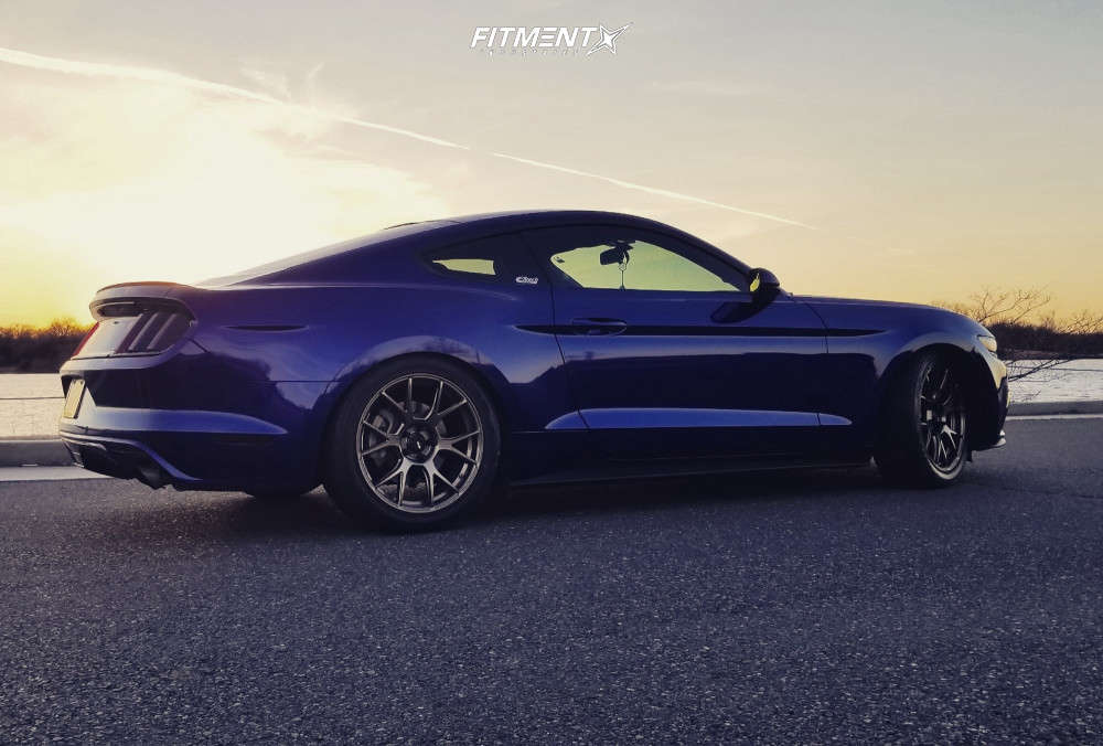 2016 Ford Mustang EcoBoost with 19x8.5 Konig Ampliform and Nitto 245x45 ...