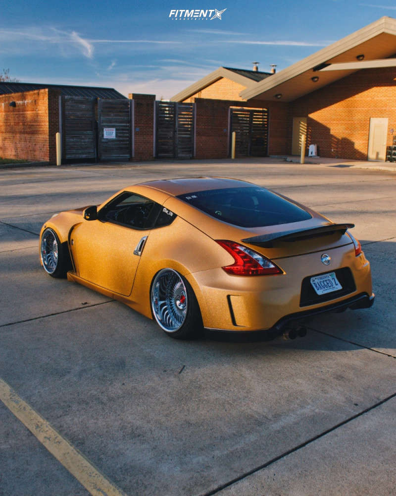 2009 Nissan 370Z Base with 19x11 GMR Sf-8 and Achilles 235x35 on Air ...