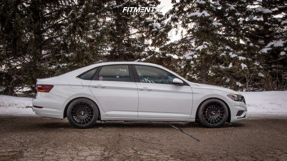 2019 Volkswagen Jetta S with 18x9.5 Rotiform Las-r and Nankang 235x40 ...